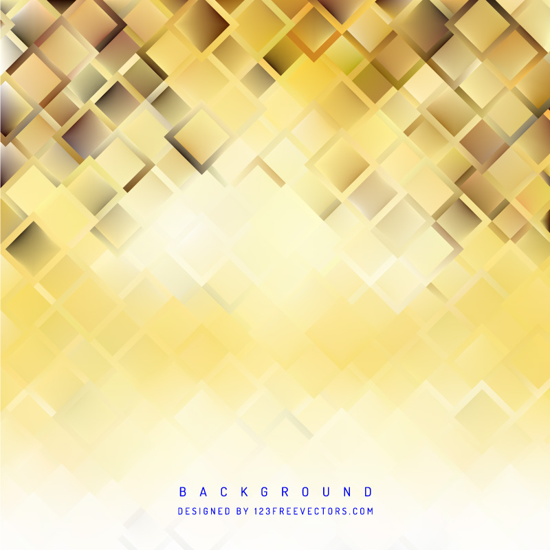 Abstract Light Yellow Geometric Square Background
