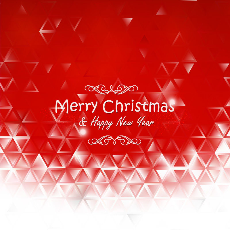 Red Christmas Background Template