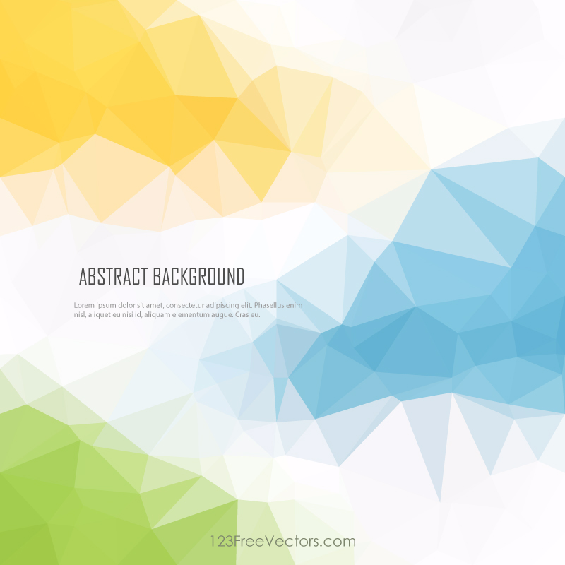 Light Color Abstract Polygonal Background Graphics