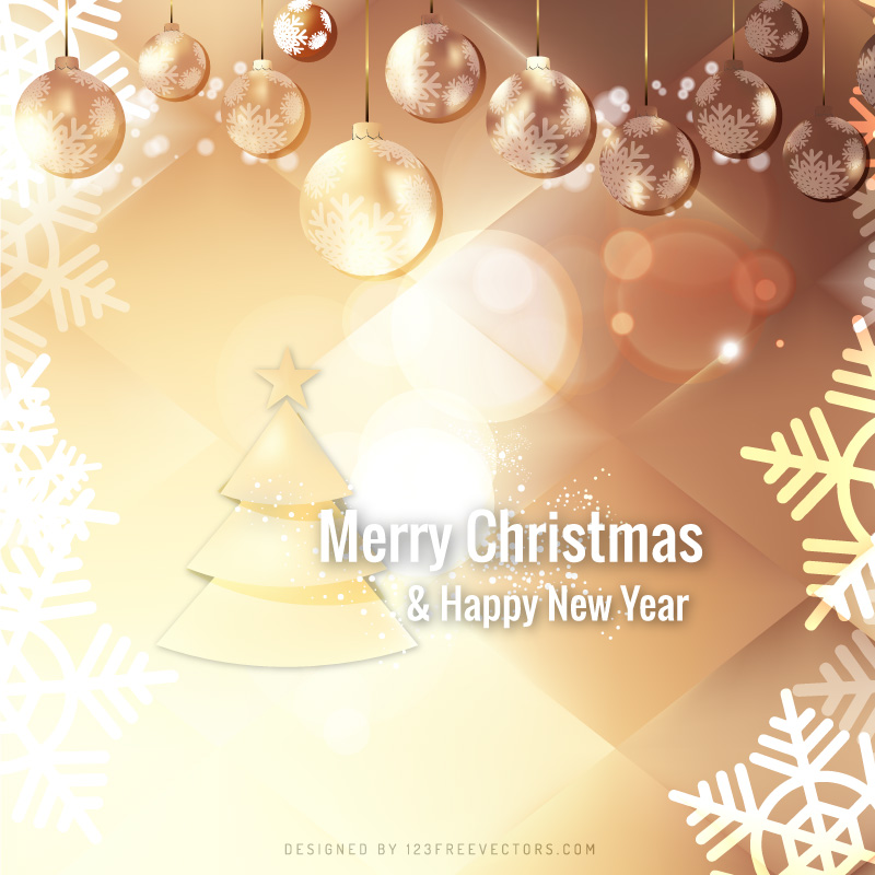 50 Beautiful Brown Christmas Background Vector Designs For Festive ...