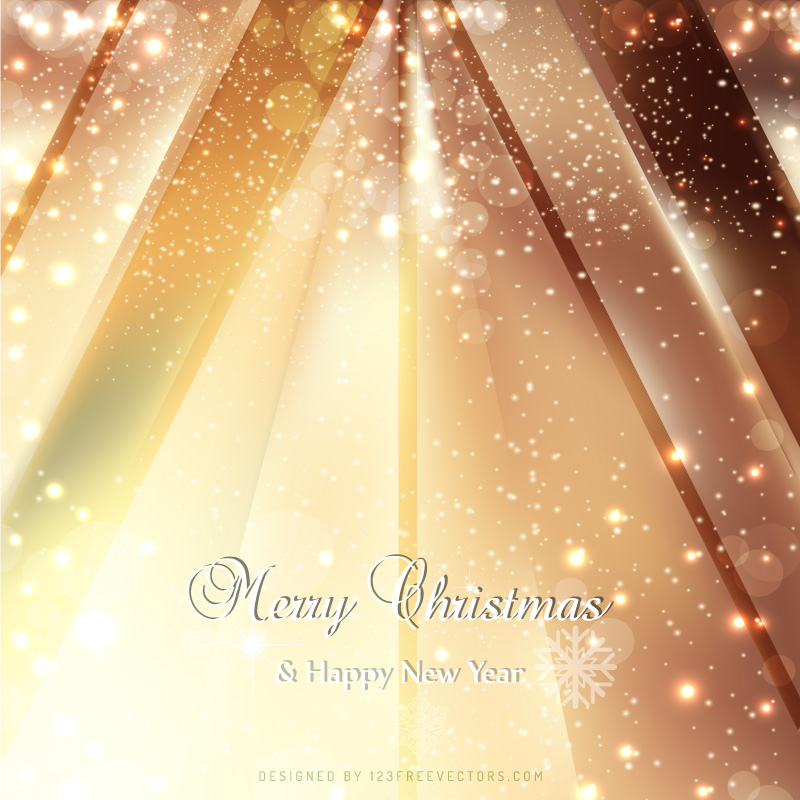Brown Christmas Ornament Background Template