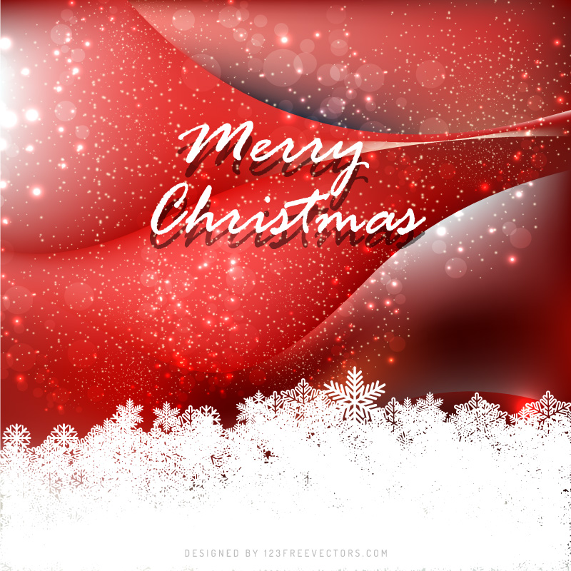 Red Christmas Background Design