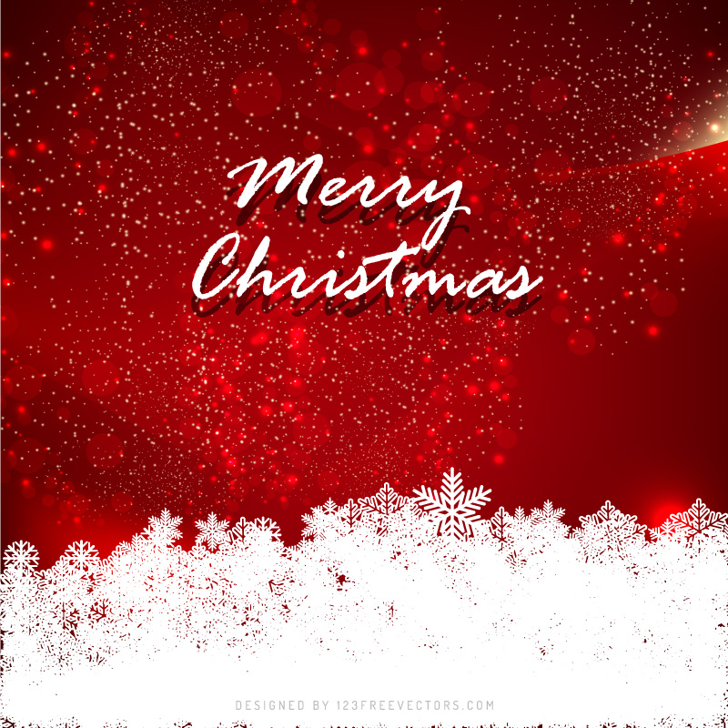 Red Christmas Background Design