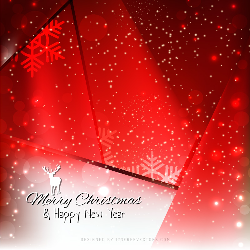 Christmas Sparkles Red Background Graphics