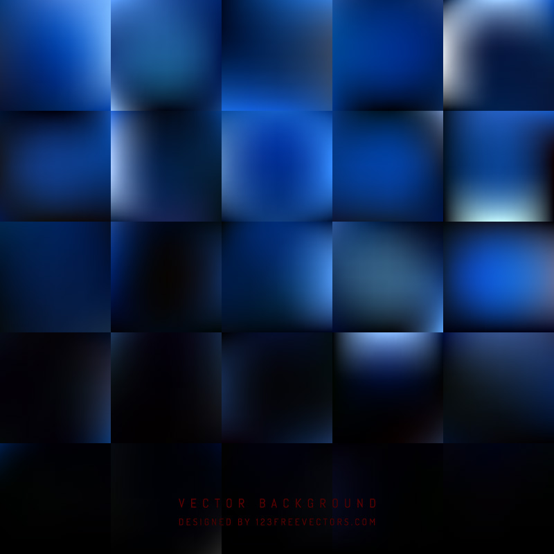 Blue Black Square Background Pattern