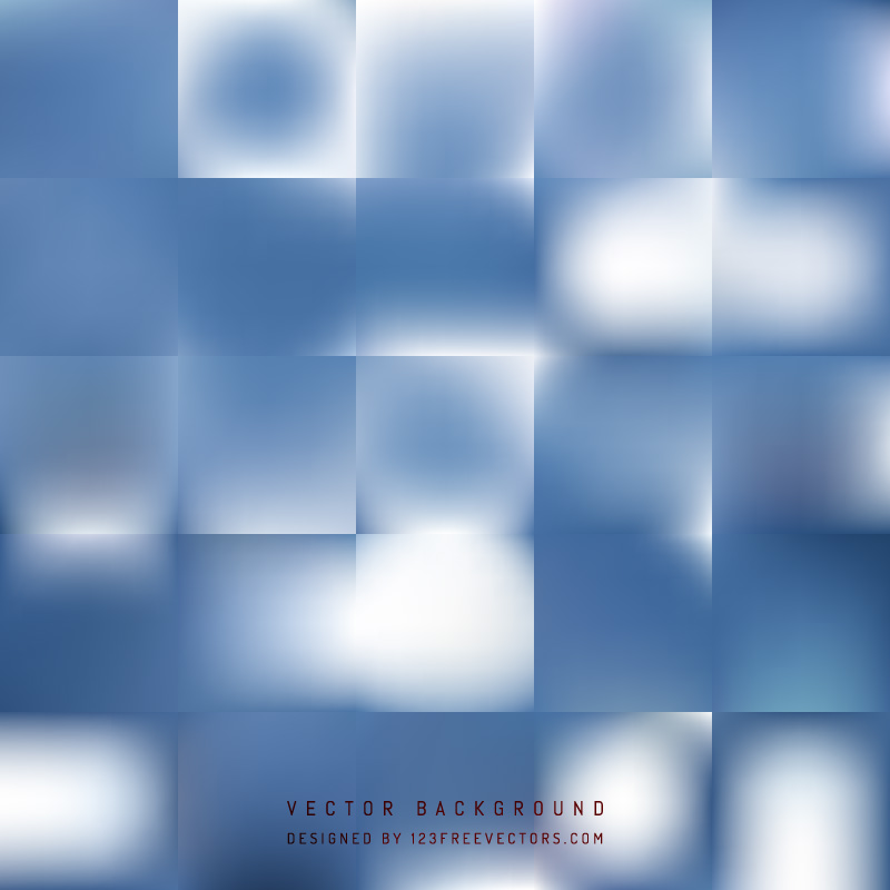 Abstract Blue Square Background Pattern