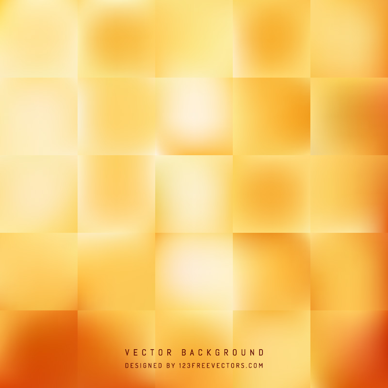 Abstract Orange Square Background Pattern