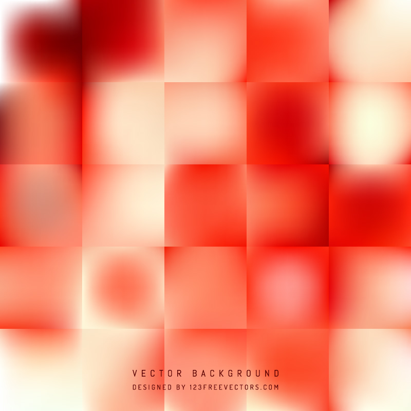 Red Geometric Square Background