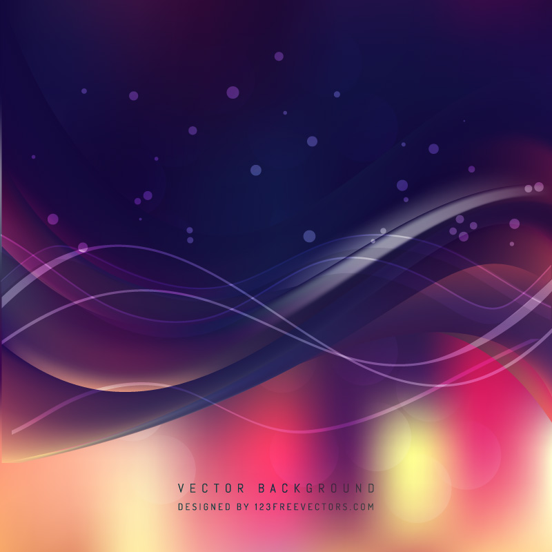 Dark Color Wave Background Template