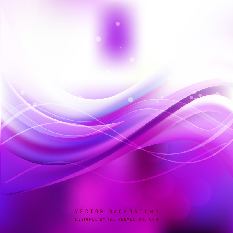 Purple Wave Background Template