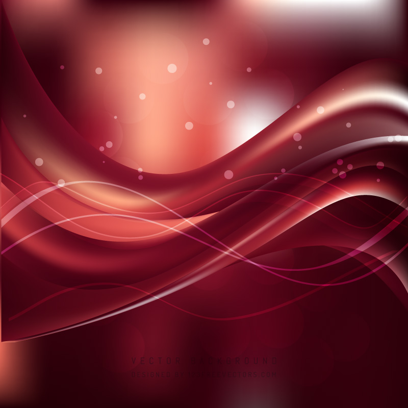 Dark Red Wave Background