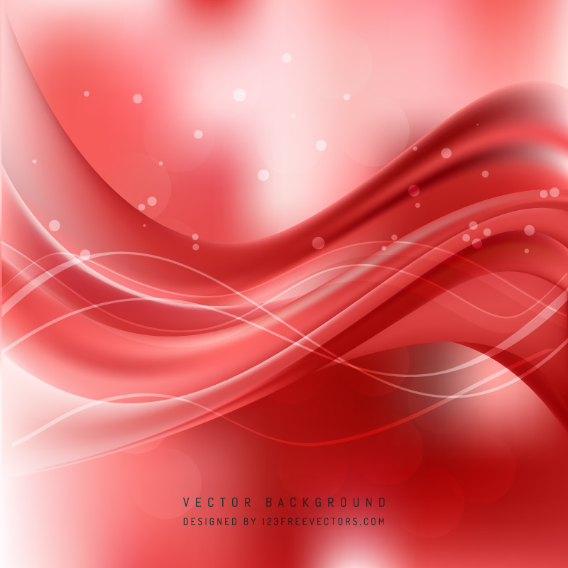 Red Wave Background