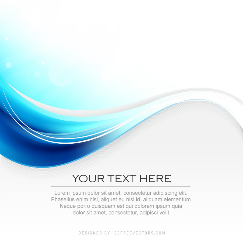 Light Blue White Background Design Template