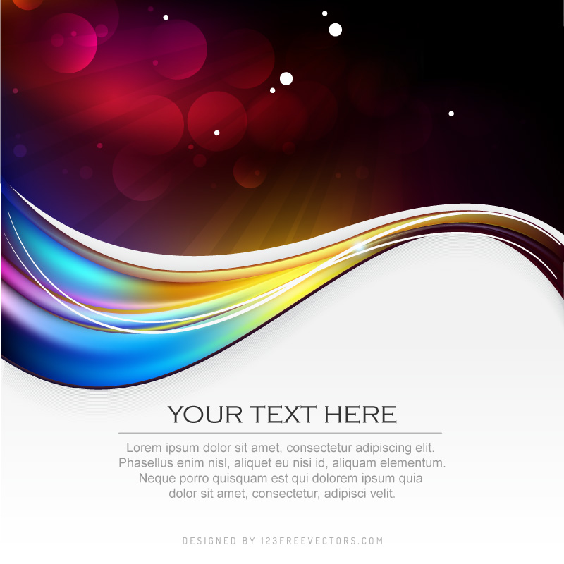 Abstract Colorful Background Template