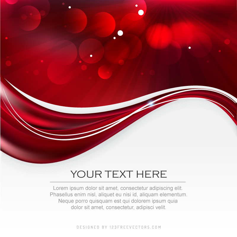 Abstract Dark Red Background Template
