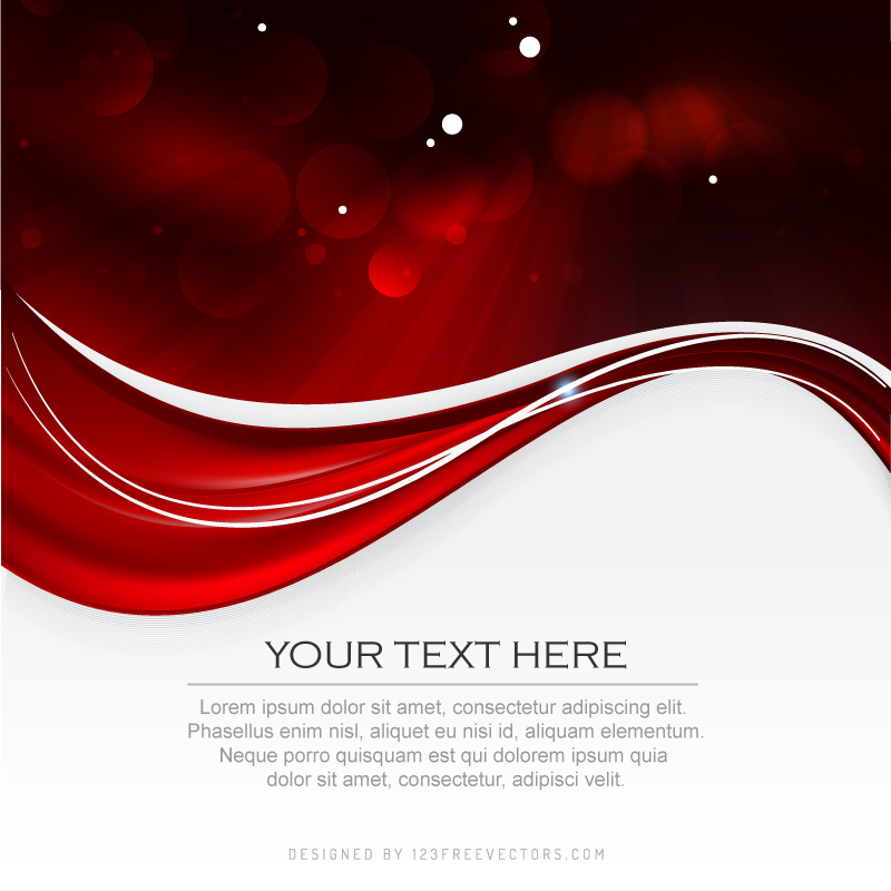 Red Black Background Design Template