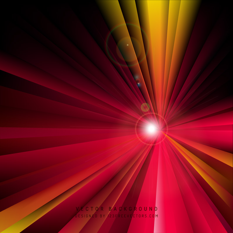 Red Black Light Burst Background Design