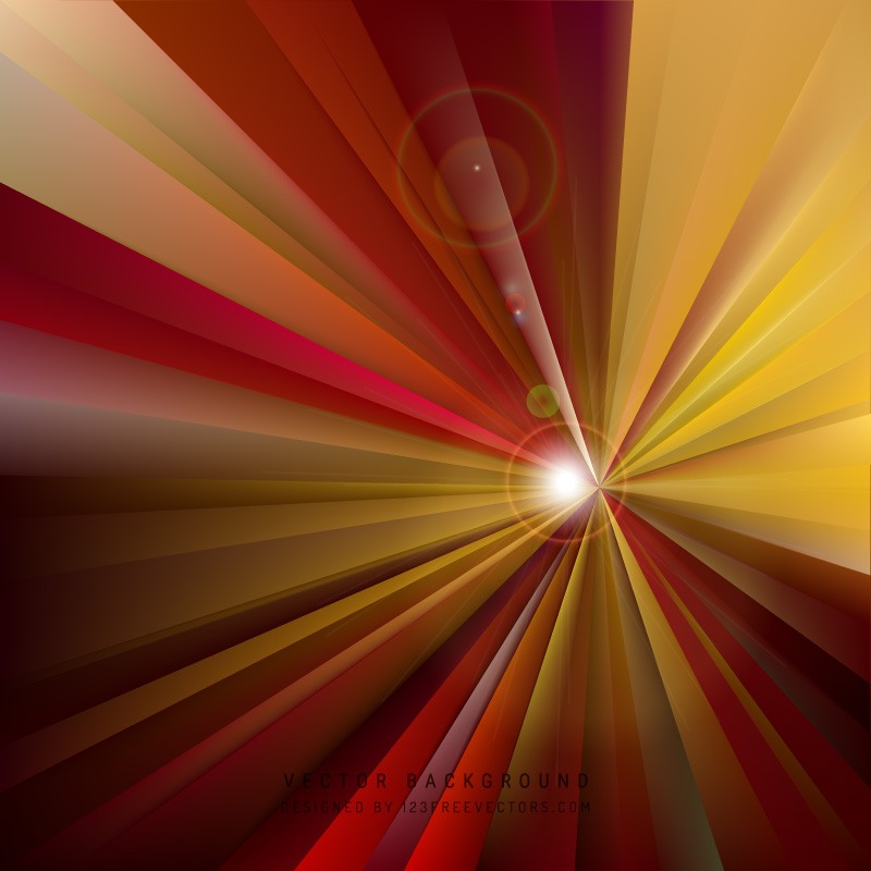 Red Yellow Light Burst Background Graphics