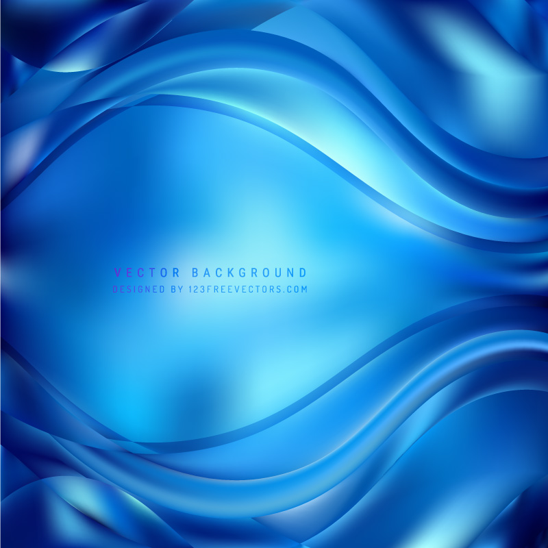 Blue Wave Background