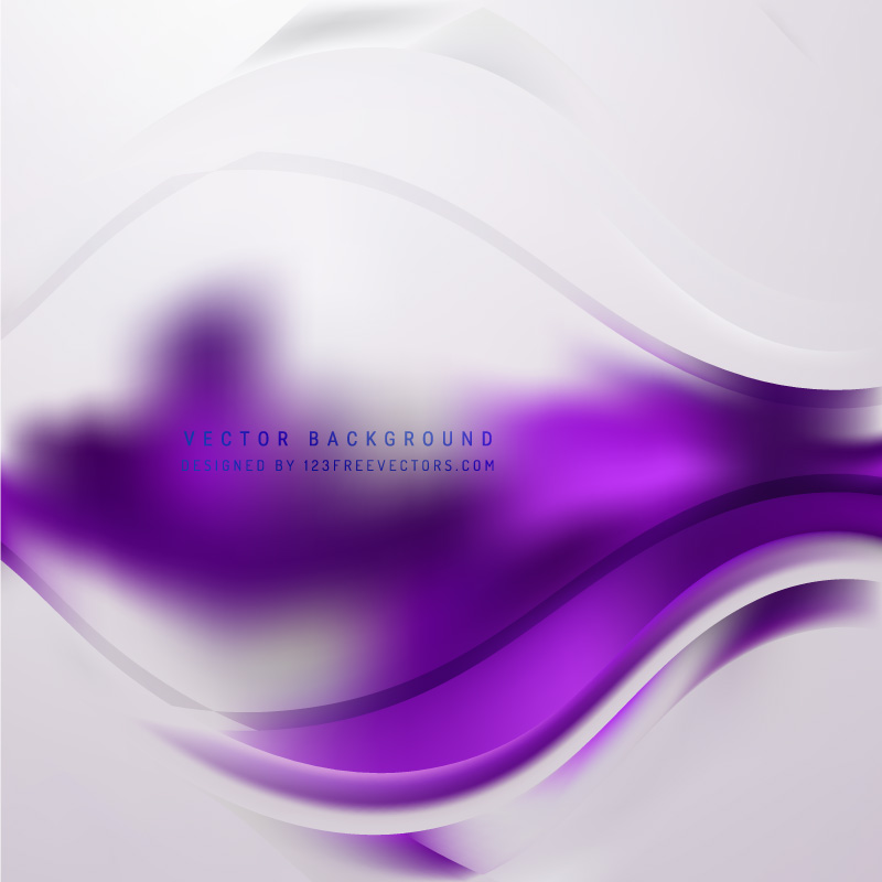 Abstract Light Purple Wave Background Template