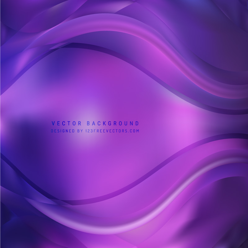 Purple Wave Design Background