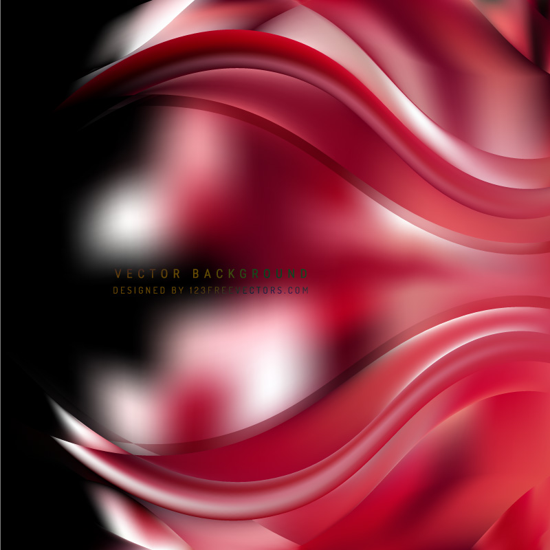Red Black Wave Background
