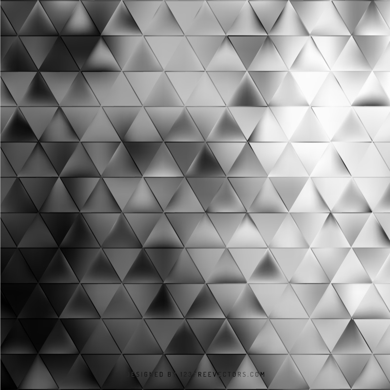 Black and Gray Triangle Vector Background