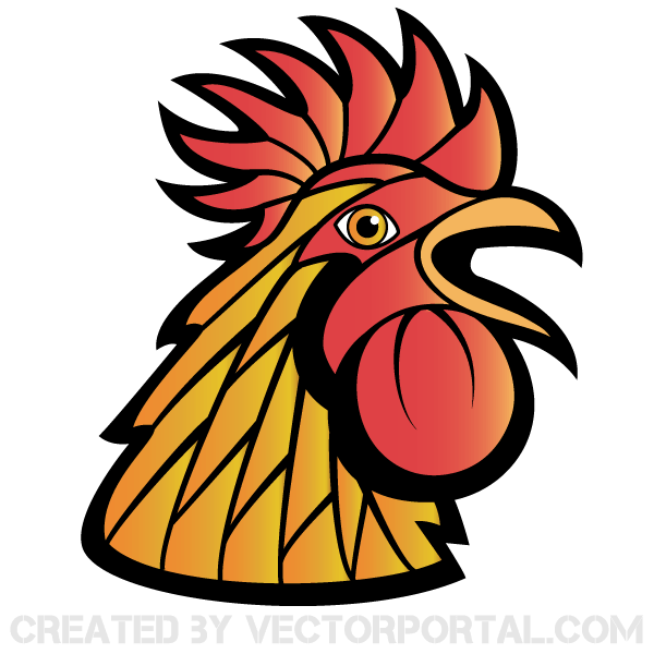 Rooster Vector Art