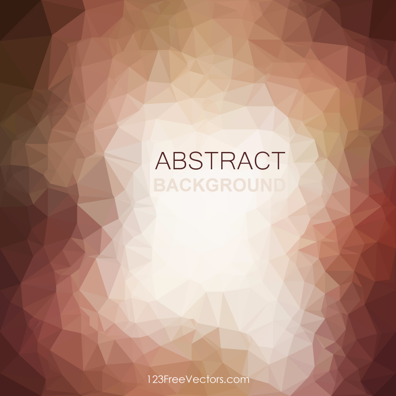 Brown Polygonal Background Free