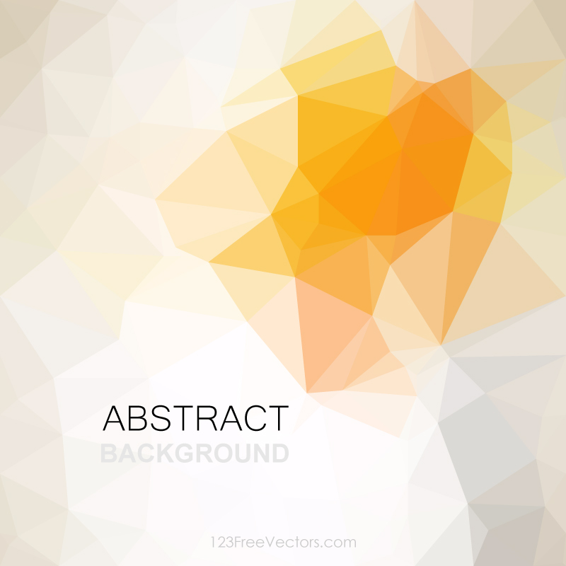 Light Orange Geometric Polygon Background Image
