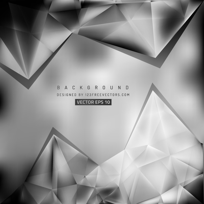 Free Dark Grey Triangle Background Pattern Vector