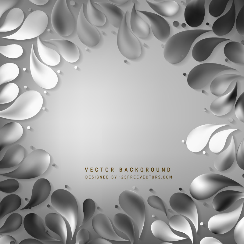 Free Grey Arc-Drop Background Illustrator