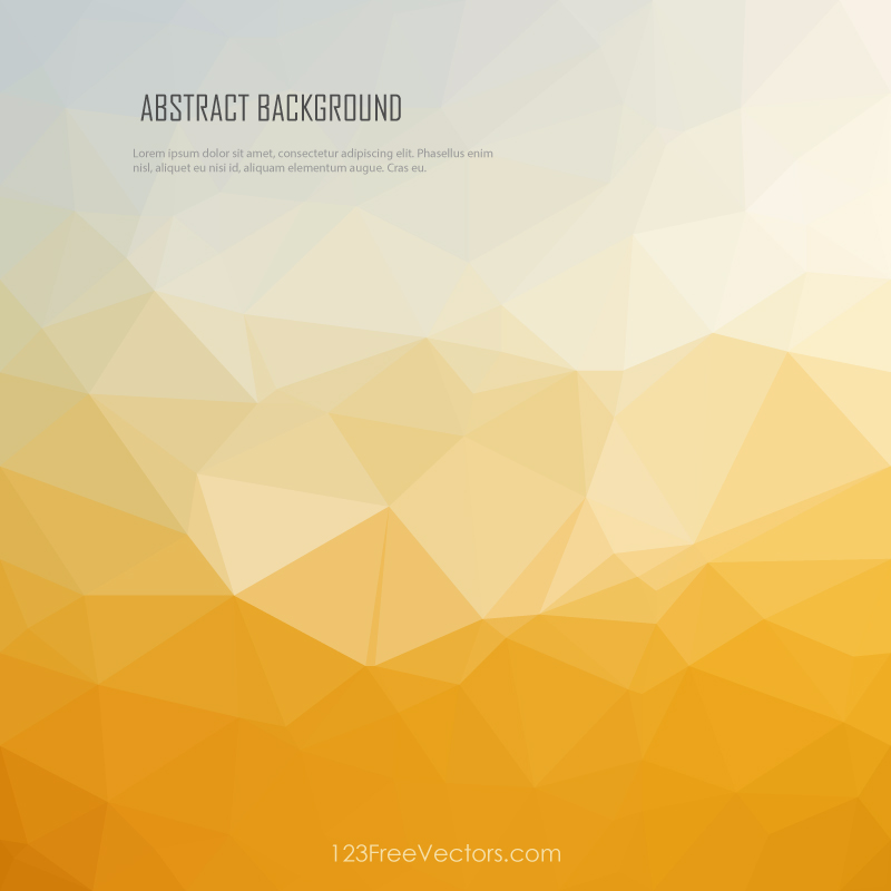 Orange Polygonal Pattern Background Graphics