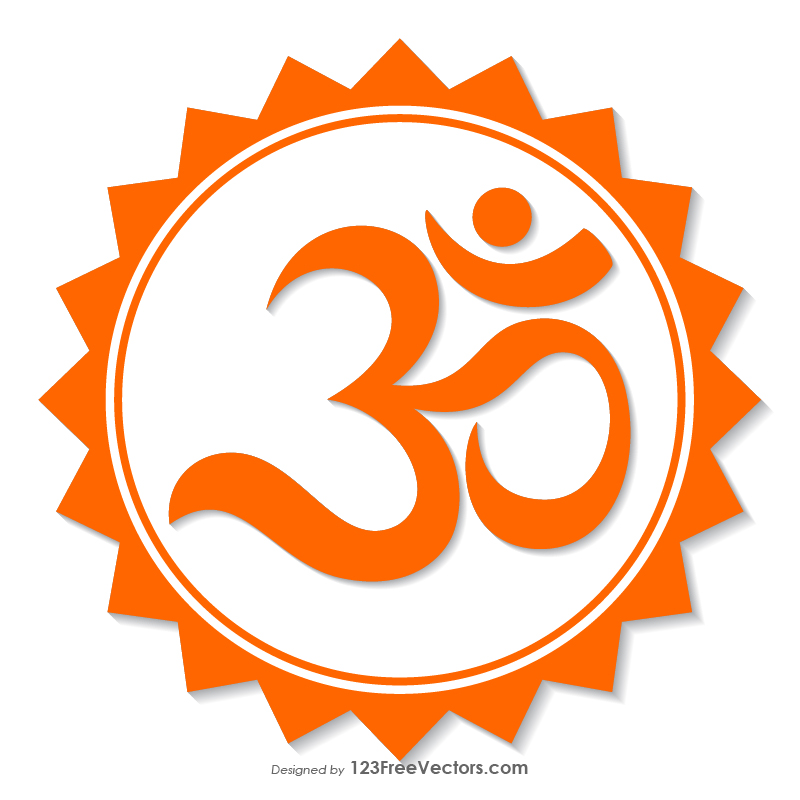 Orange Om Symbol