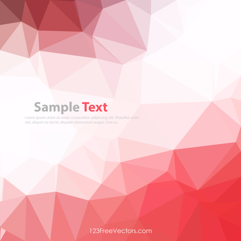 Polygonal Triangular Pink Background