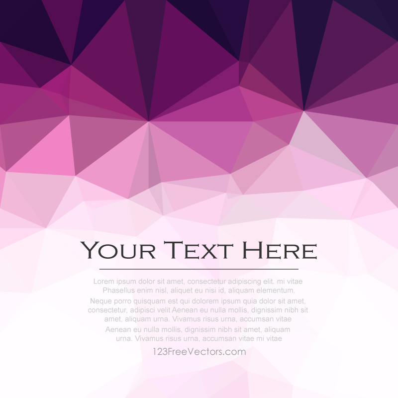 Dark Purple Polygonal Triangular Background Image