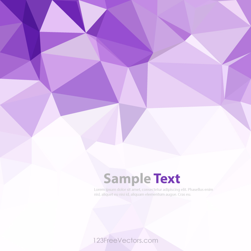 Purple Abstract Low Poly Background Image