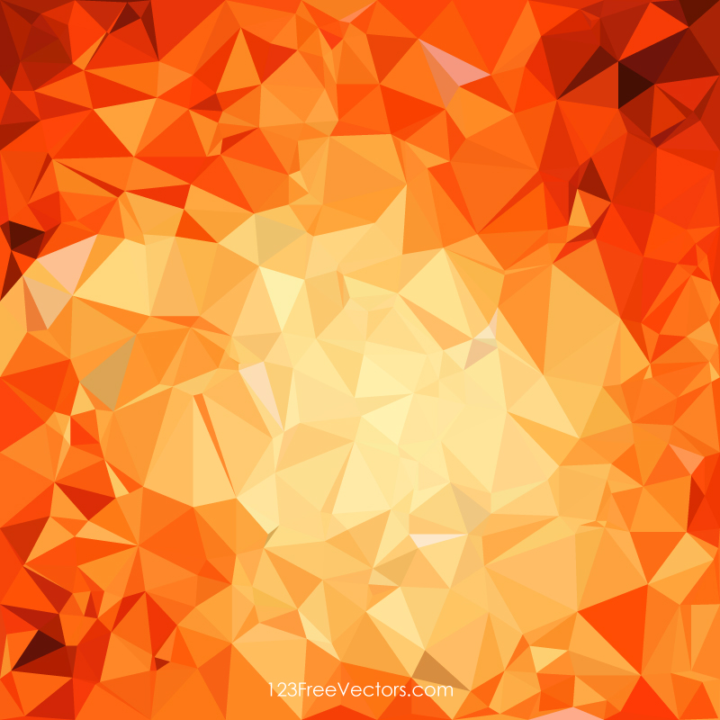 Red Orange Polygonal Pattern Background Template Red Orange Polygonal Pattern Background Template