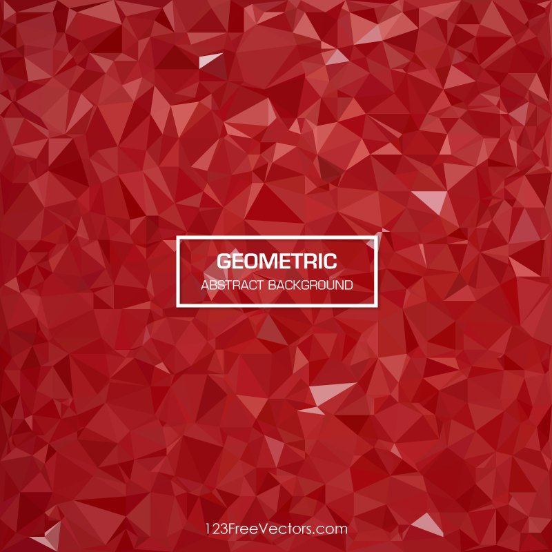 Polygonal Dark Red Background Illustrator