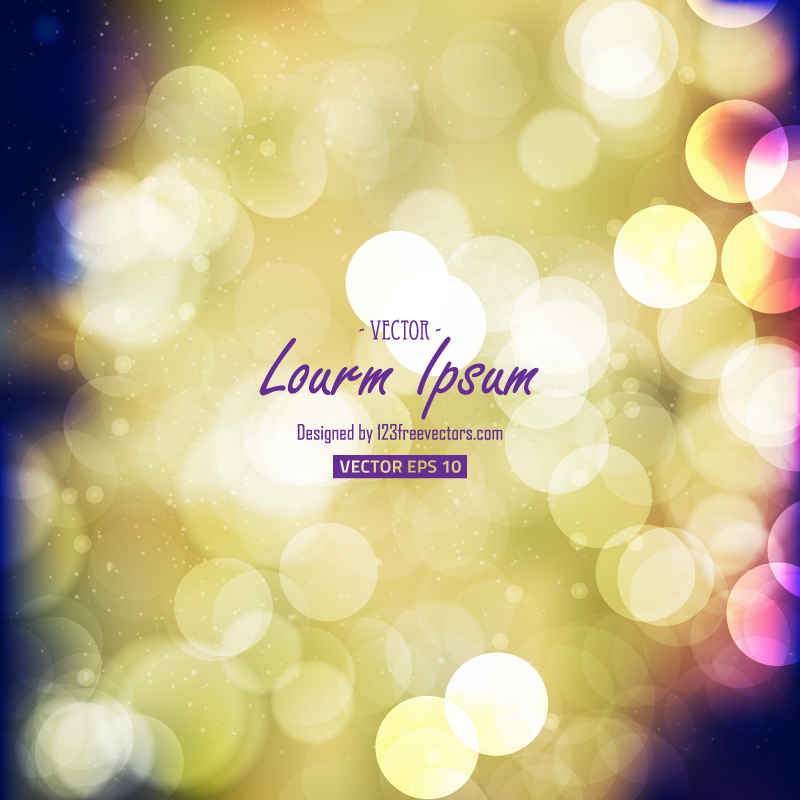 Bokeh Background Vector