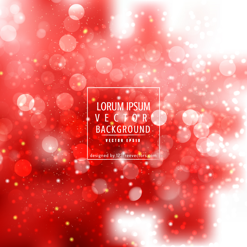 Bokeh Abstract Red Background