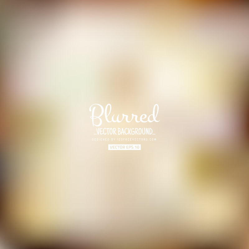Blurred Beige Background Vector