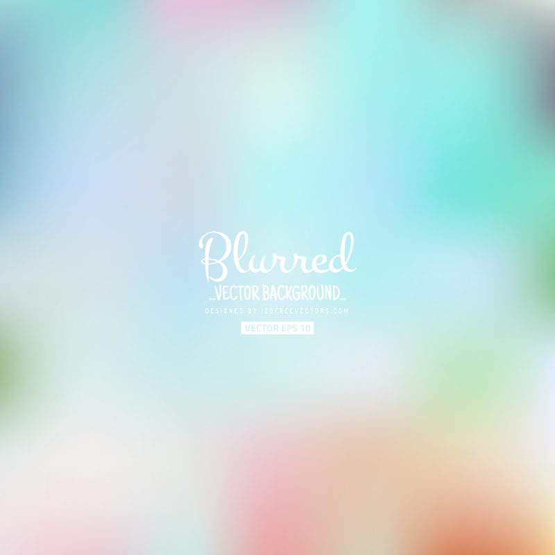 Light Color Blurred Background Vector Free