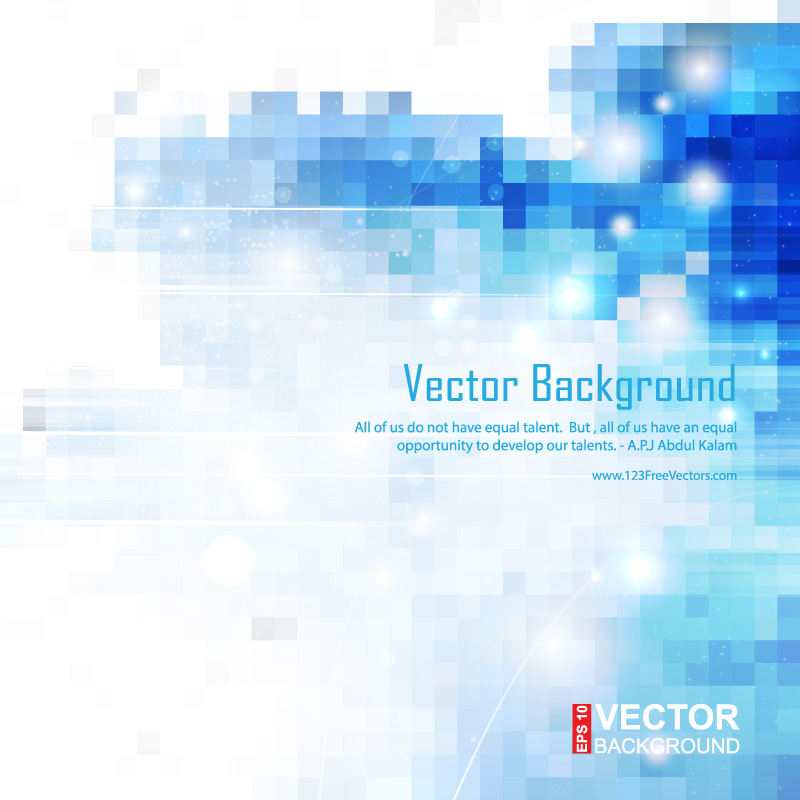 Blue Square Shape Background Clip Art