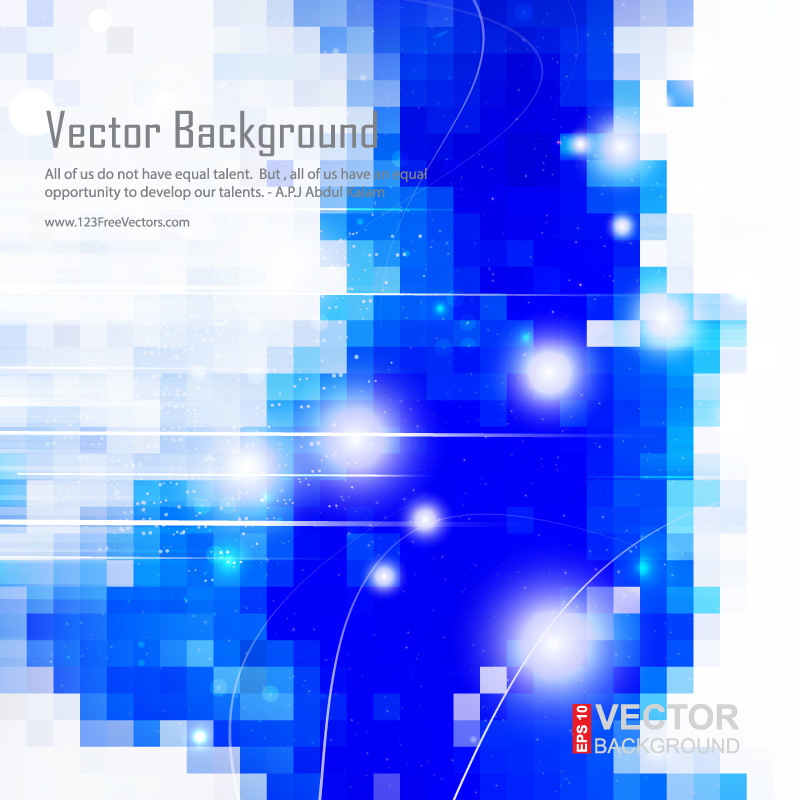 Cobalt Blue Abstract Square Background