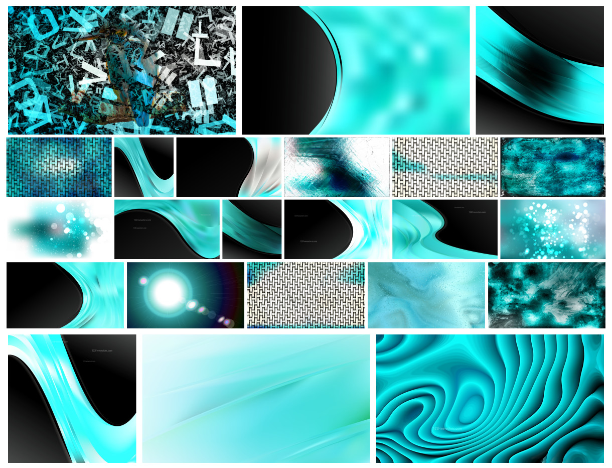 40+ Creative Turquoise Background Designs For Free Download ...