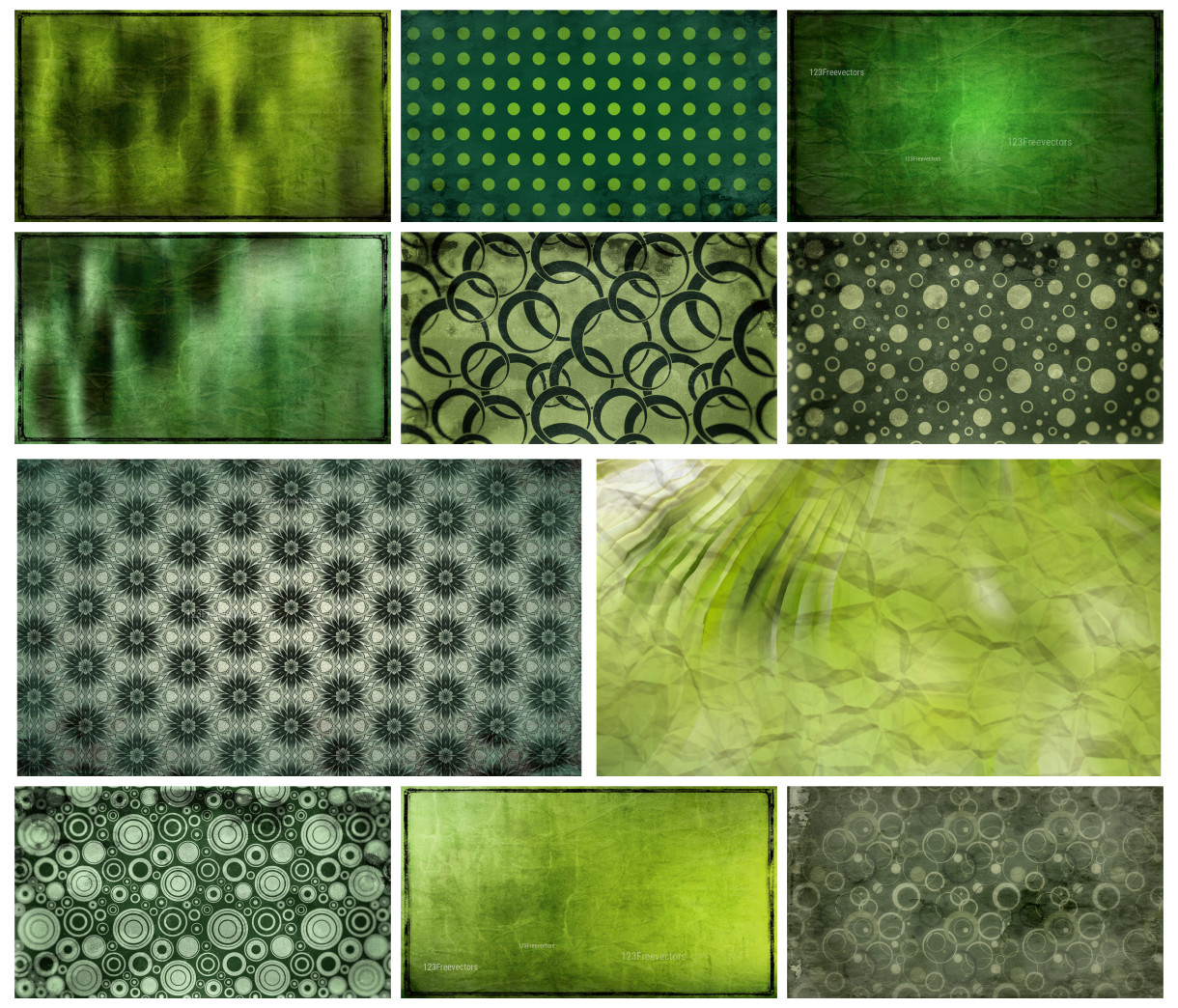 10+ Creative Dark and Vintage Green Background Designs