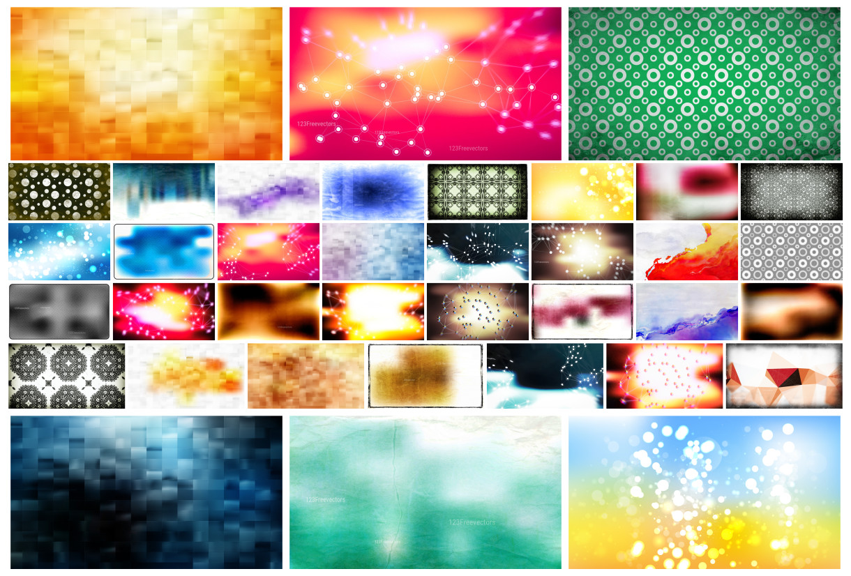 Free 50 Abstract Illustrator Background Designs Pack