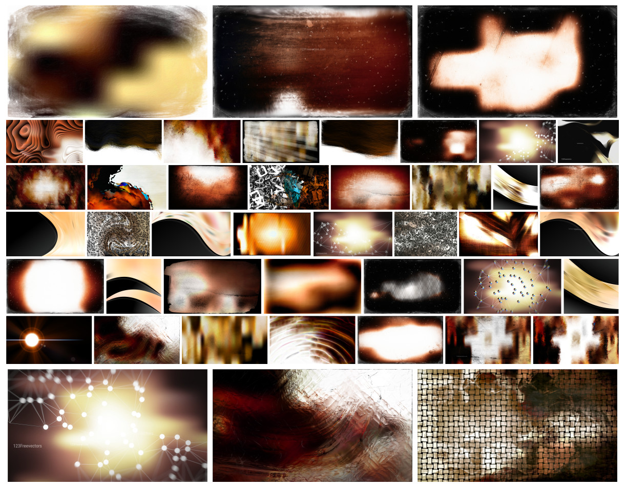 Creative Collection: Brown Black and White Abstract Background Designs ...