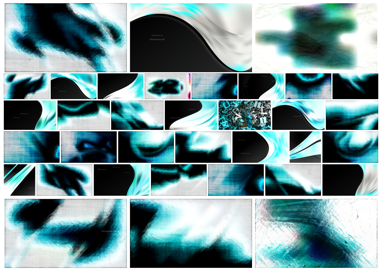 2 Black and Turquoise Texture Design Bundles | Download High-resolution Images & Vector Art ...